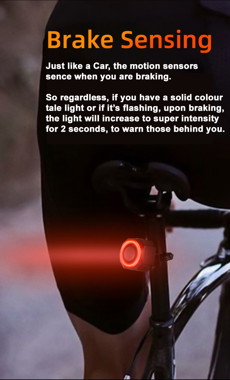 Bikeolarm - The Tail light, Bike alarm and brake light combined